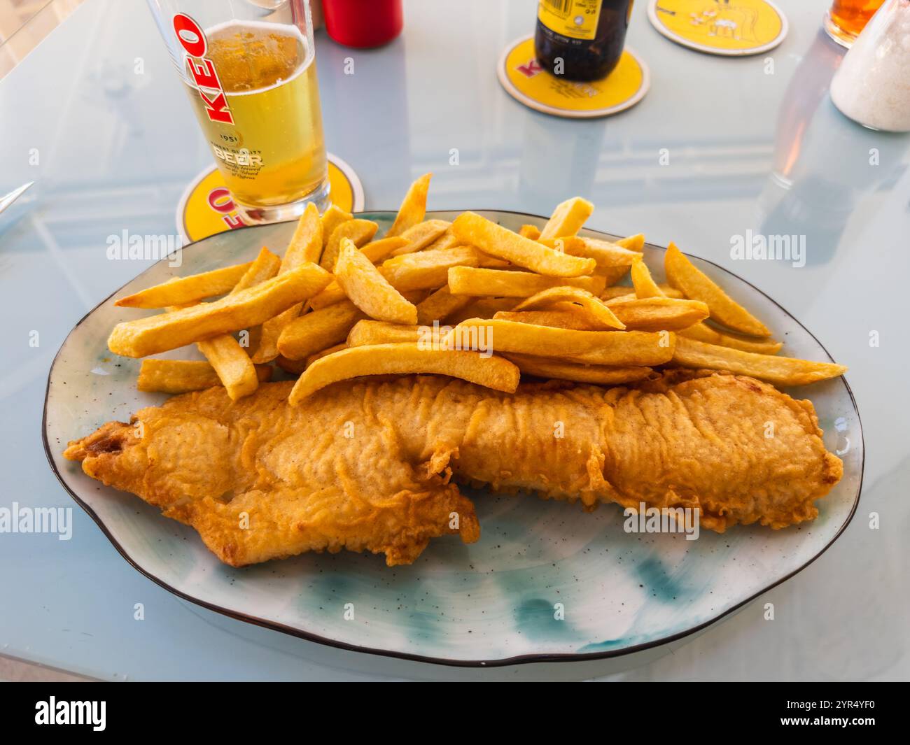 Fish and Chips Meal Stock Photo - Alamy