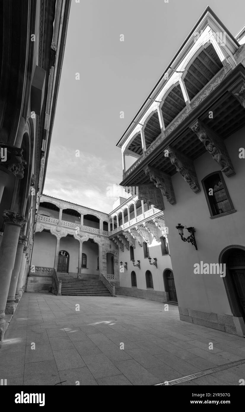 Salamanca, Spain - February 20, 2022: The Salina Palace is a building ...