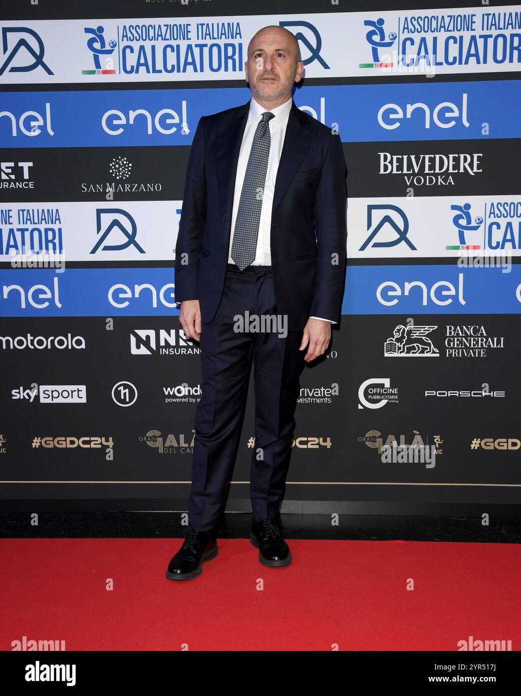 Milano, Red Carpet “Galà del calcio AIC” 2024 - Piero Ausilio Stock ...