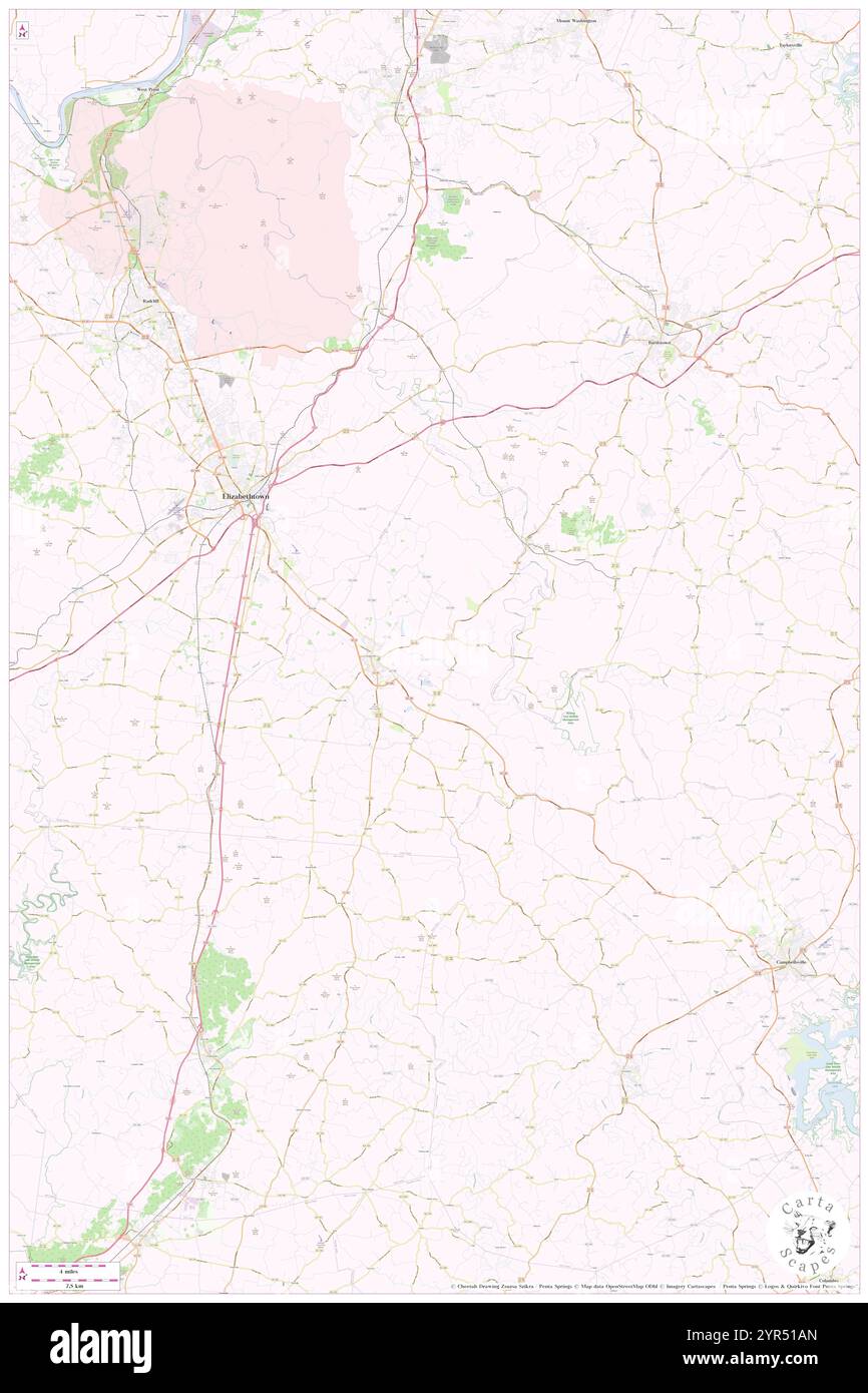 Map of larue hi-res stock photography and images - Alamy