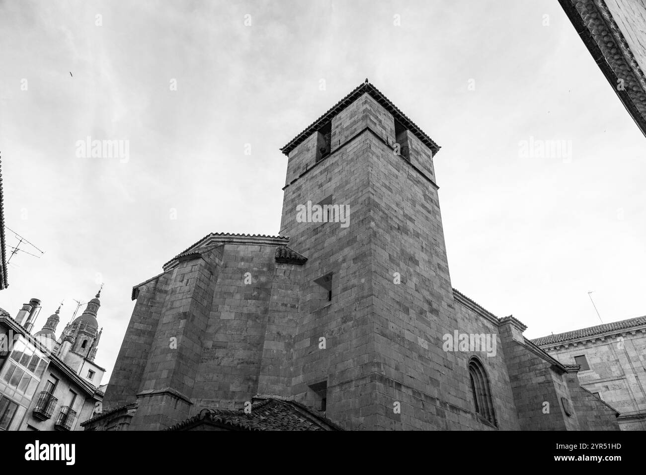 Generic architecture and street view from Salamanca, a historical city ...