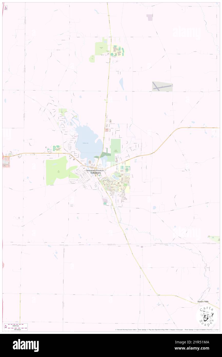 Edinboro pennsylvania map Cut Out Stock Images & Pictures - Alamy