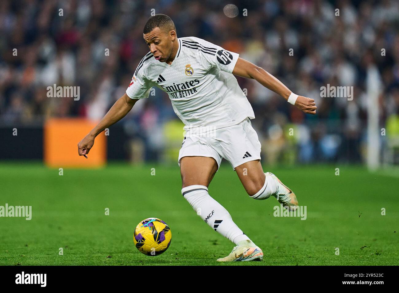 Madrid, Spain. 01st Dec, 2024. Kylian Mbappe of Real Madrid CF during ...