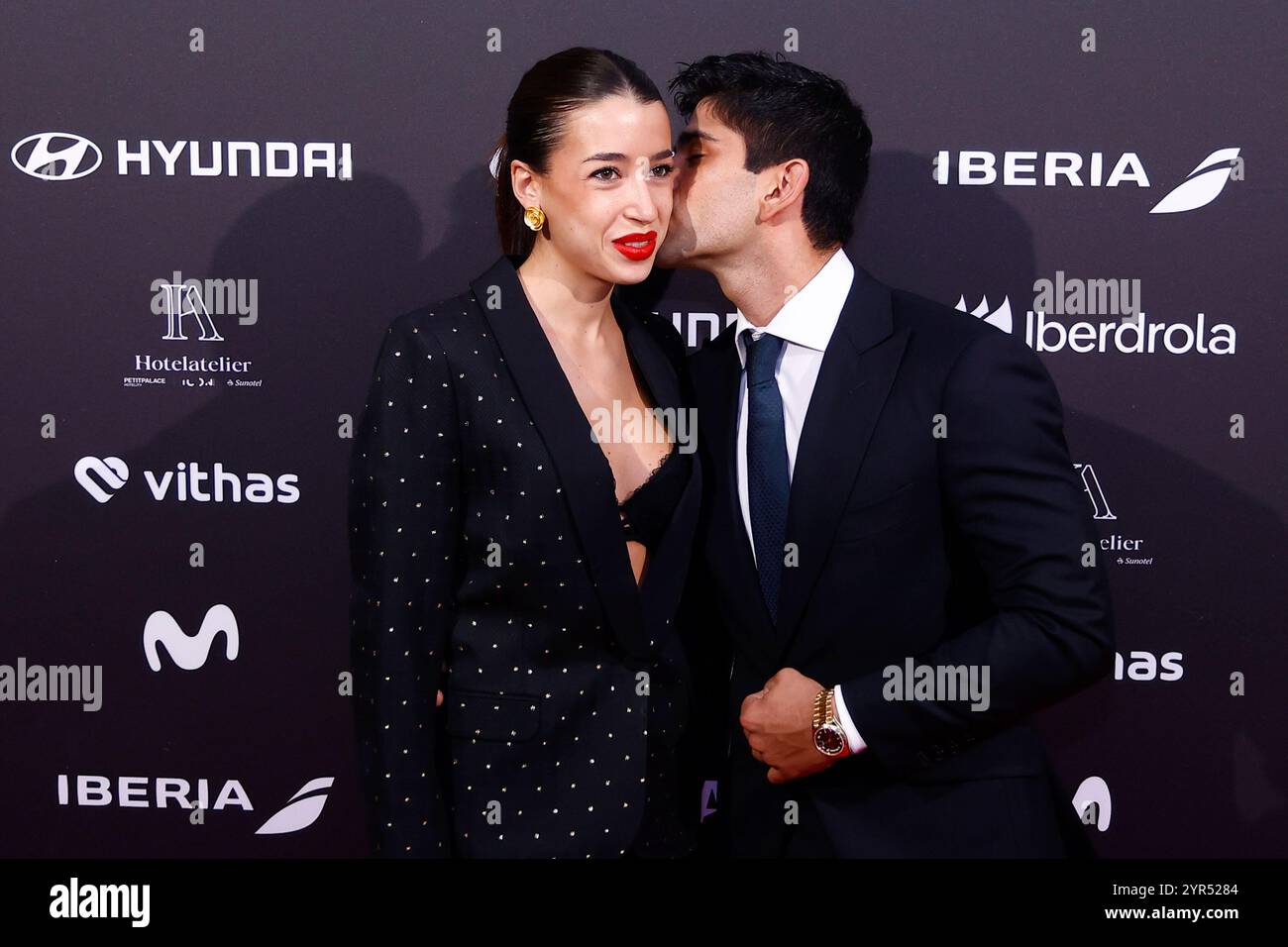 Jorge Martin and Maria Monfort Matutes pose for photo during the ...