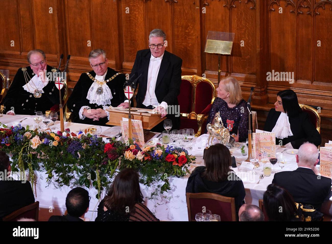 Prime Minister Sir Keir Starmer speaks during the annual Lord Mayor's ...