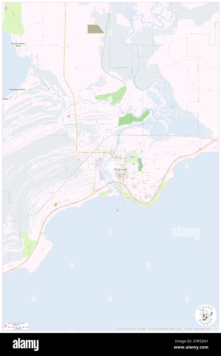 Map of schoolcraft Cut Out Stock Images & Pictures - Alamy