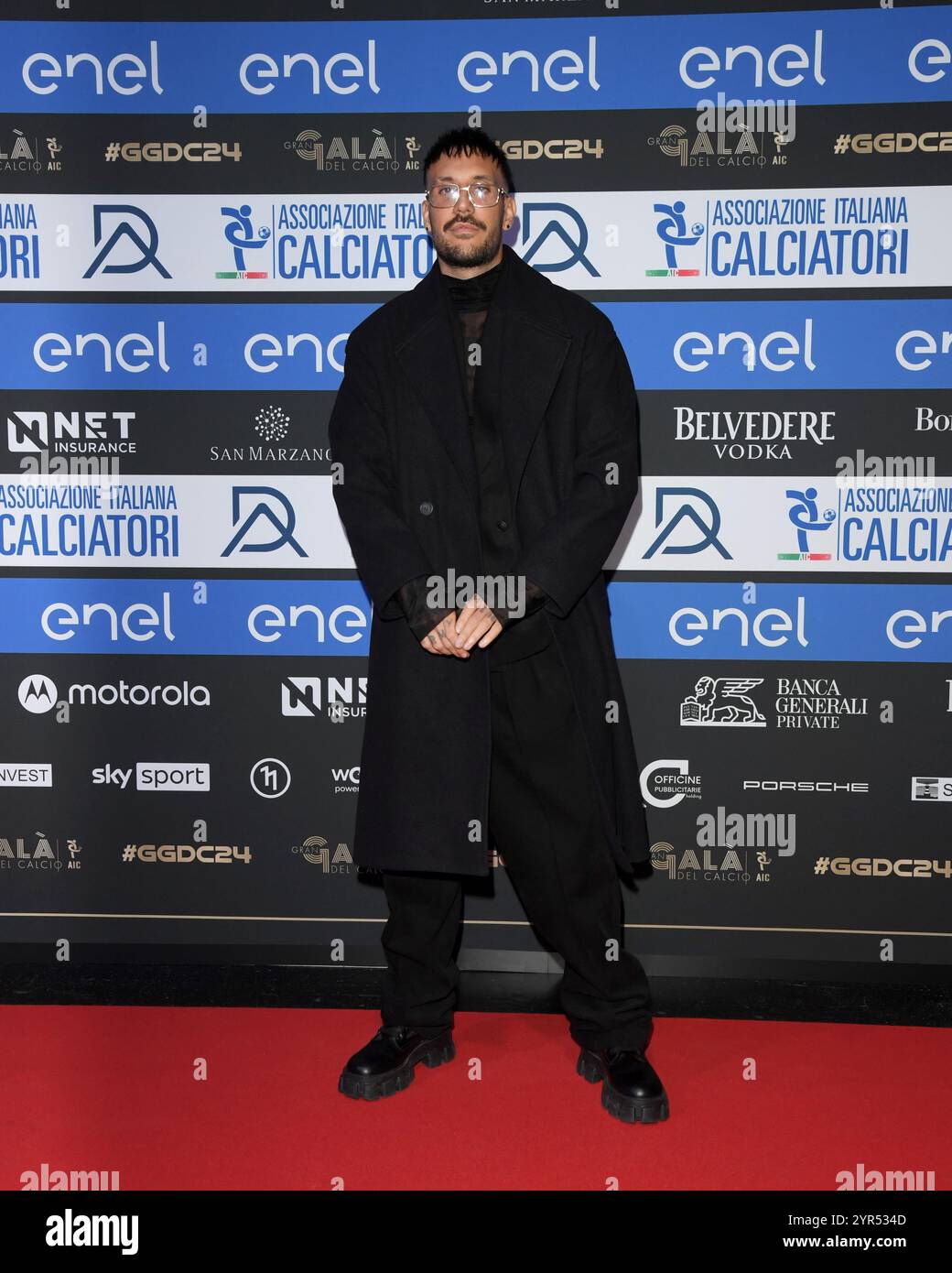Milano, Red Carpet “Galà del calcio AIC” 2024 - Fred De Palma Stock ...