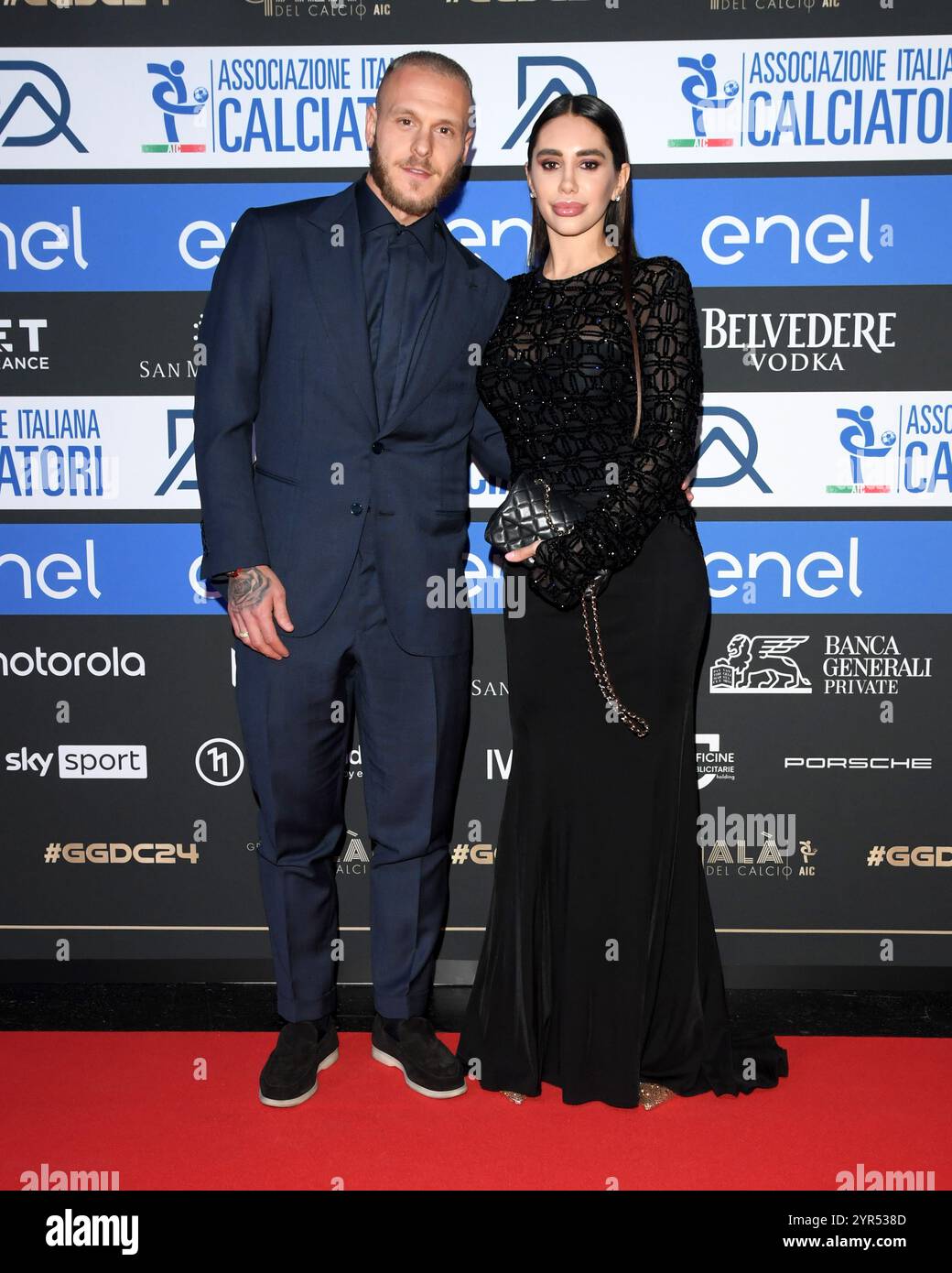 Milano, Red Carpet “Galà del calcio AIC” 2024 - Federico Di Marco ...