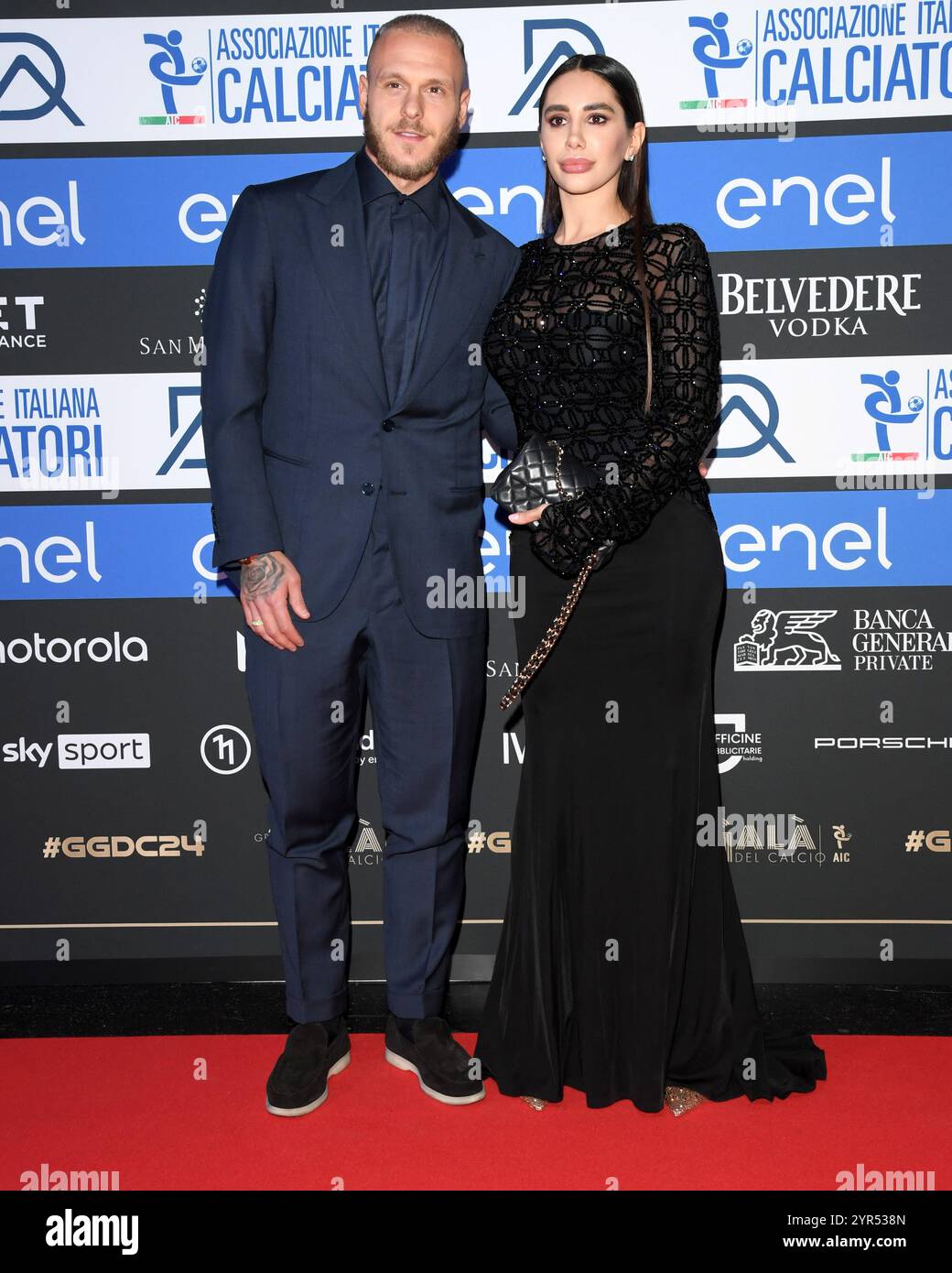 Milano, Red Carpet “Galà del calcio AIC” 2024 - Federico Di Marco ...