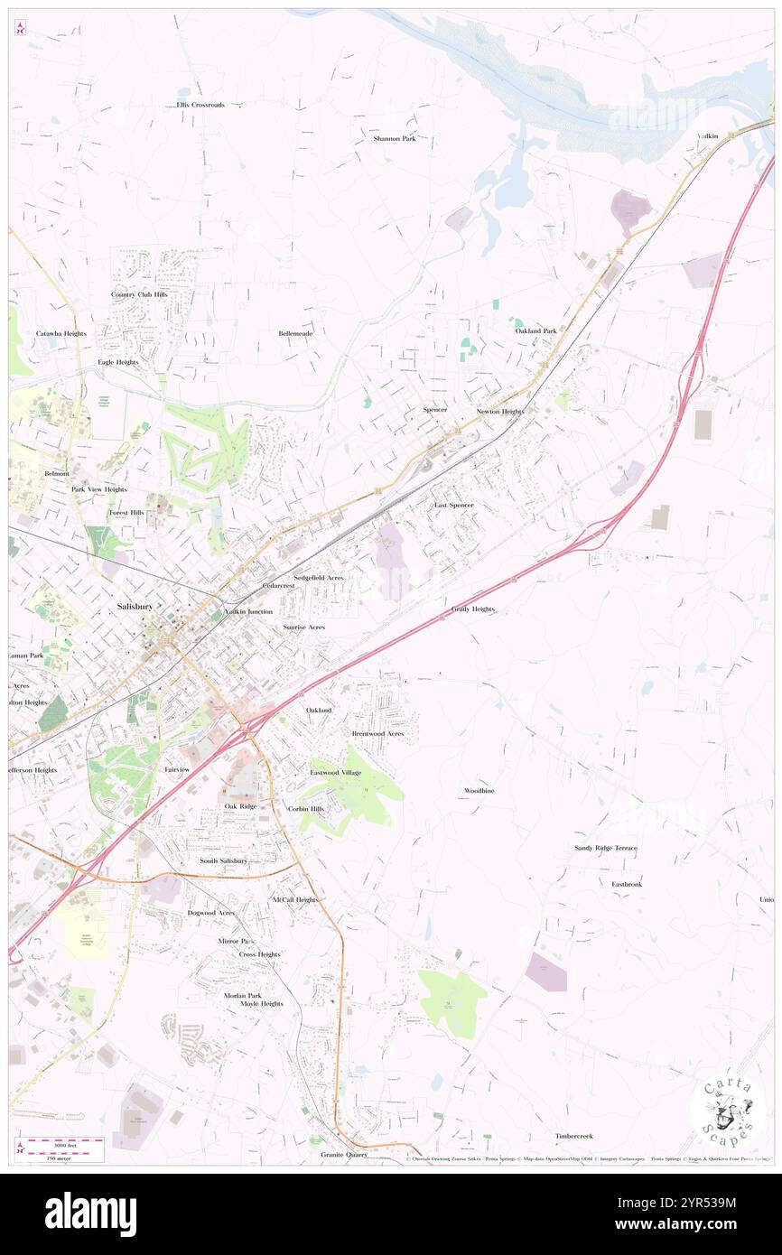 Salisbury North Carolina Map