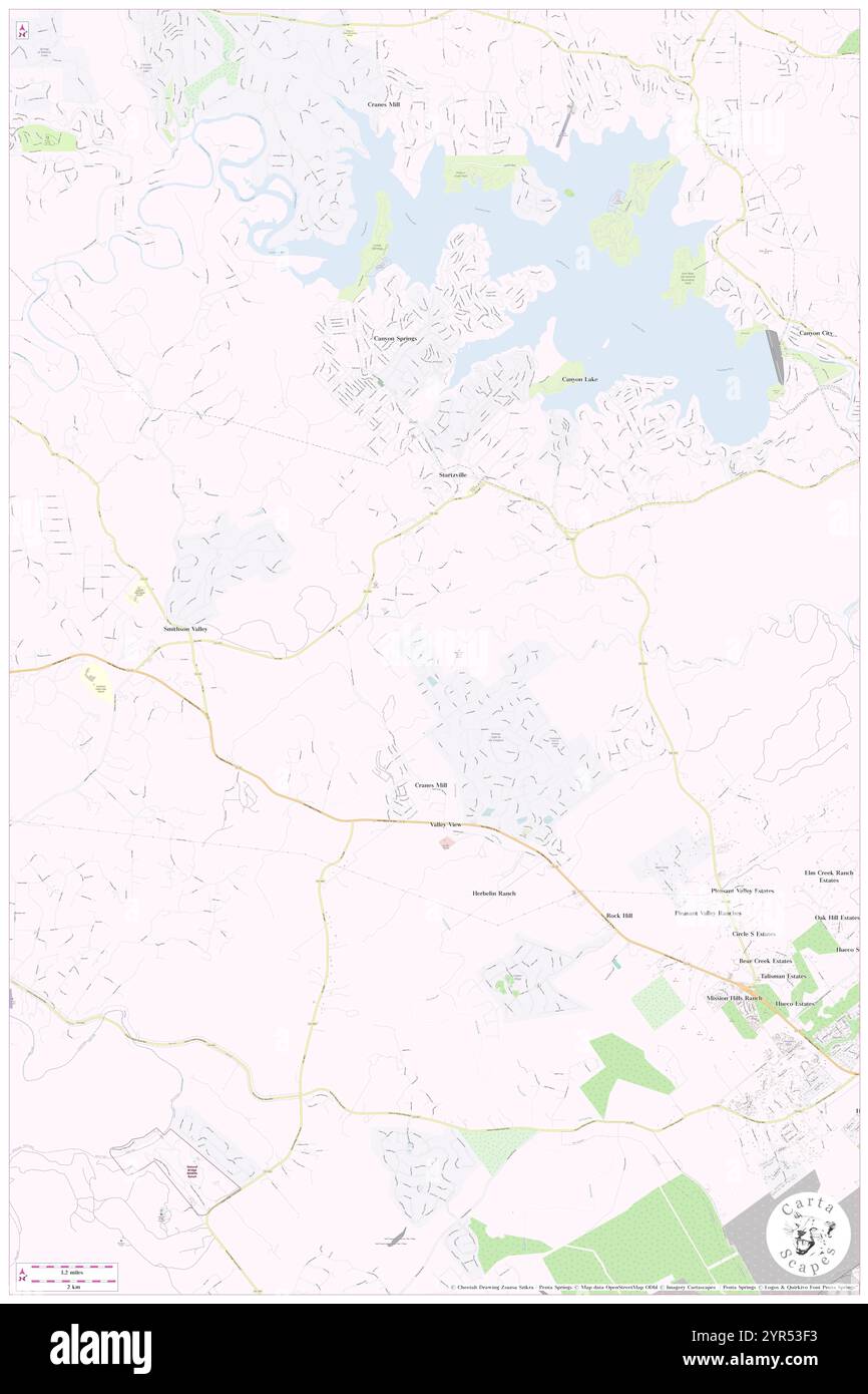 Comal county map hi-res stock photography and images - Alamy