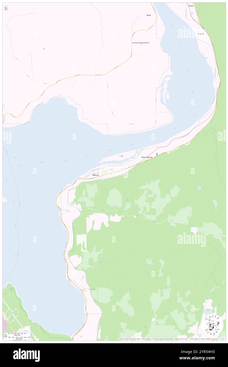 Map of marcus washington Cut Out Stock Images & Pictures - Alamy