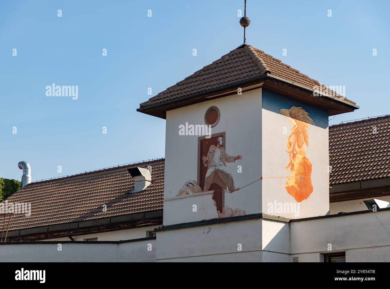 Monk goes to angel hi-res stock photography and images - Alamy