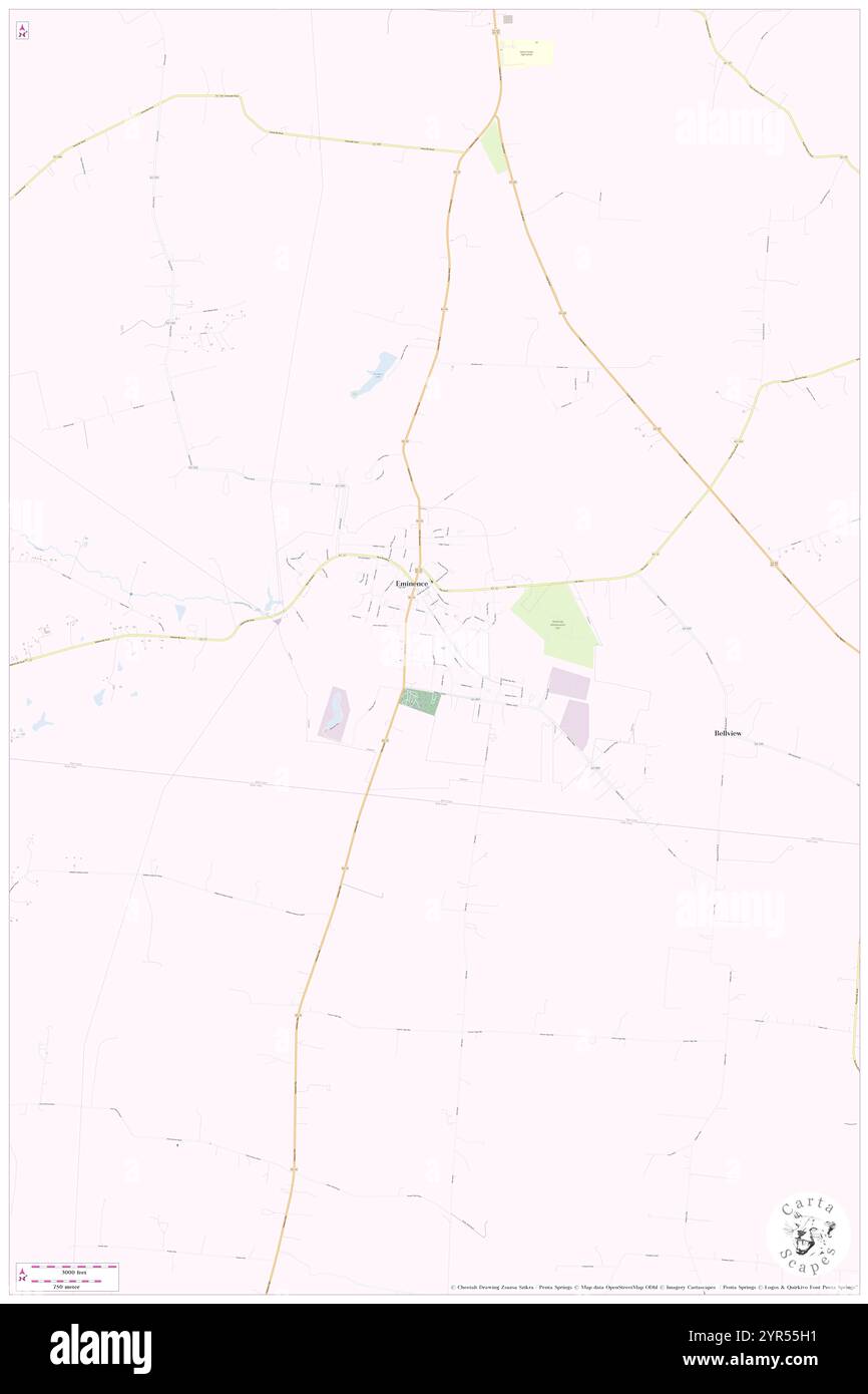 Map of eminence Cut Out Stock Images & Pictures - Alamy