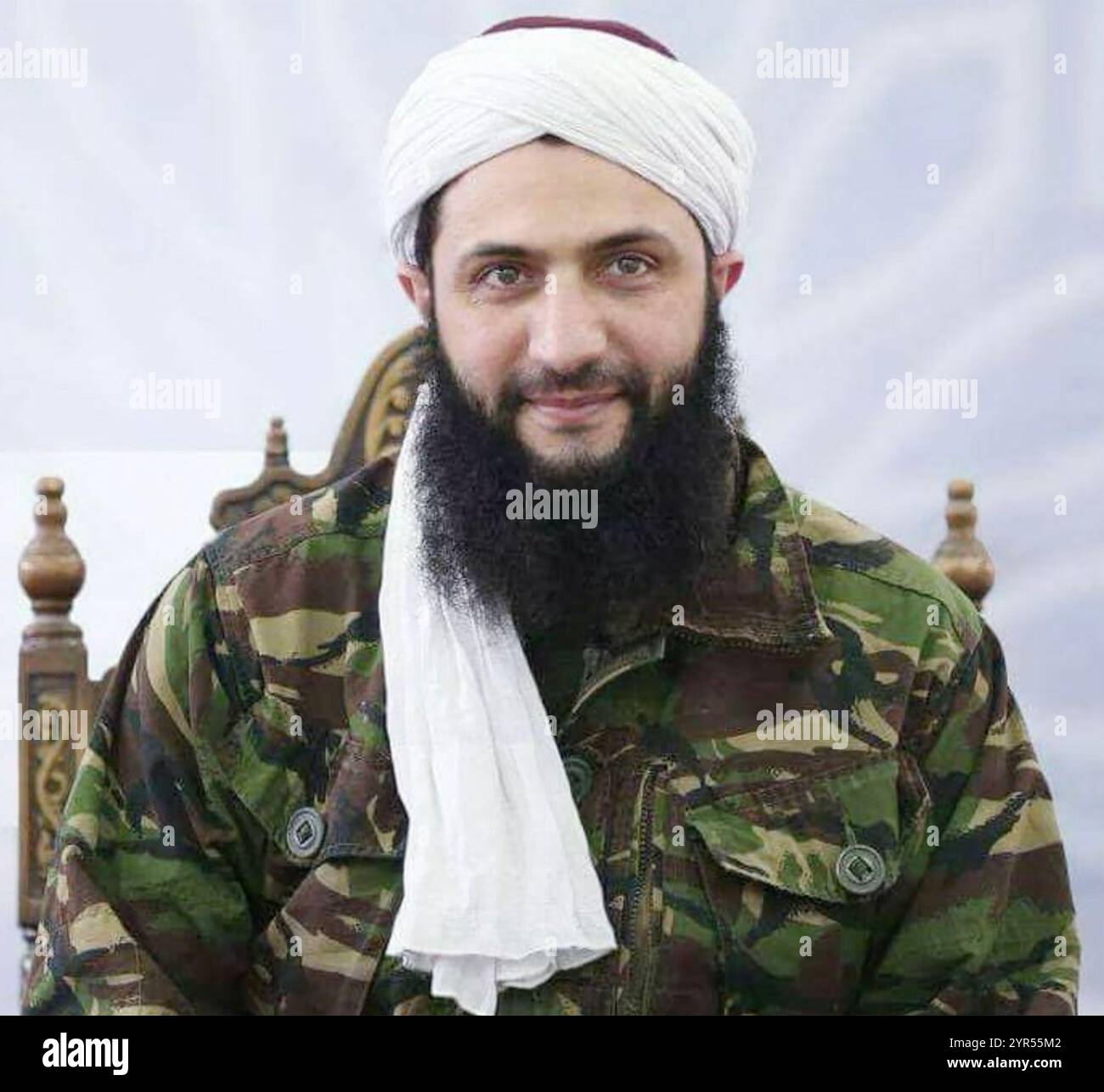 ABU MOHAMMAD al-JULANI as Syrian militant leader of Tahrir al-Sham In ...