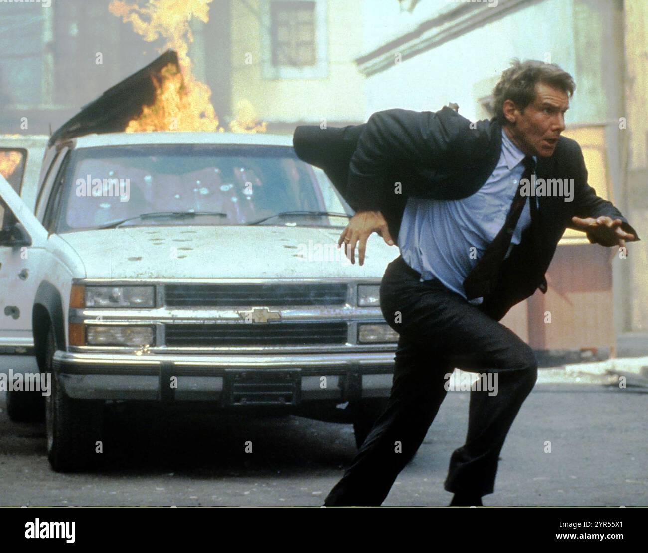 CLEAR AND PRESENT DANGER 1994 Paramount Pictures film with Harrison Ford as CIA Agent Jack Ryan ...