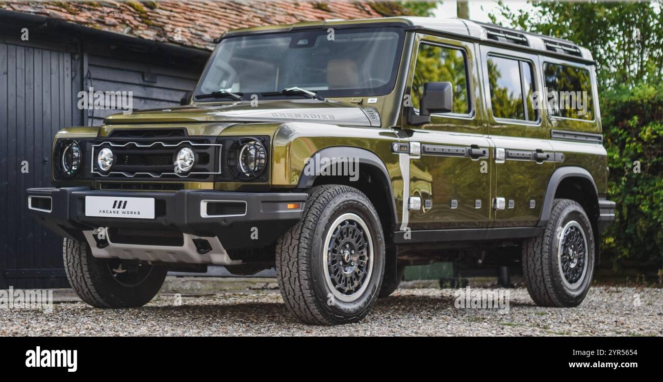 INEOS GRENADIER model launched in 2024. Photo: Ineos Stock Photo - Alamy