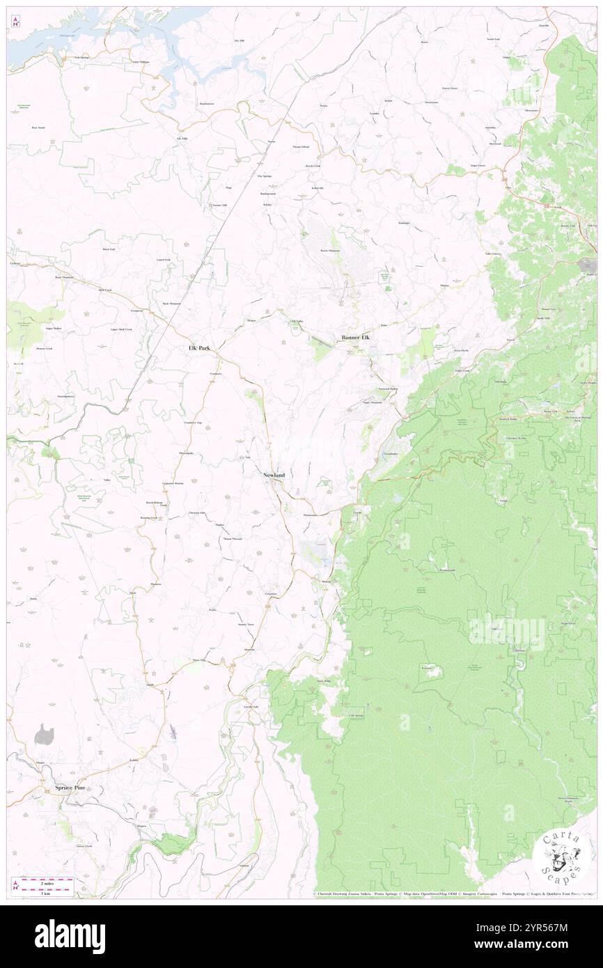 Avery county map hi-res stock photography and images - Alamy