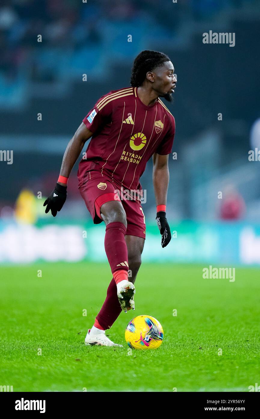 Rome, Italy. 02nd Dec, 2024. Manu Kone' of AS Roma during the Serie A ...