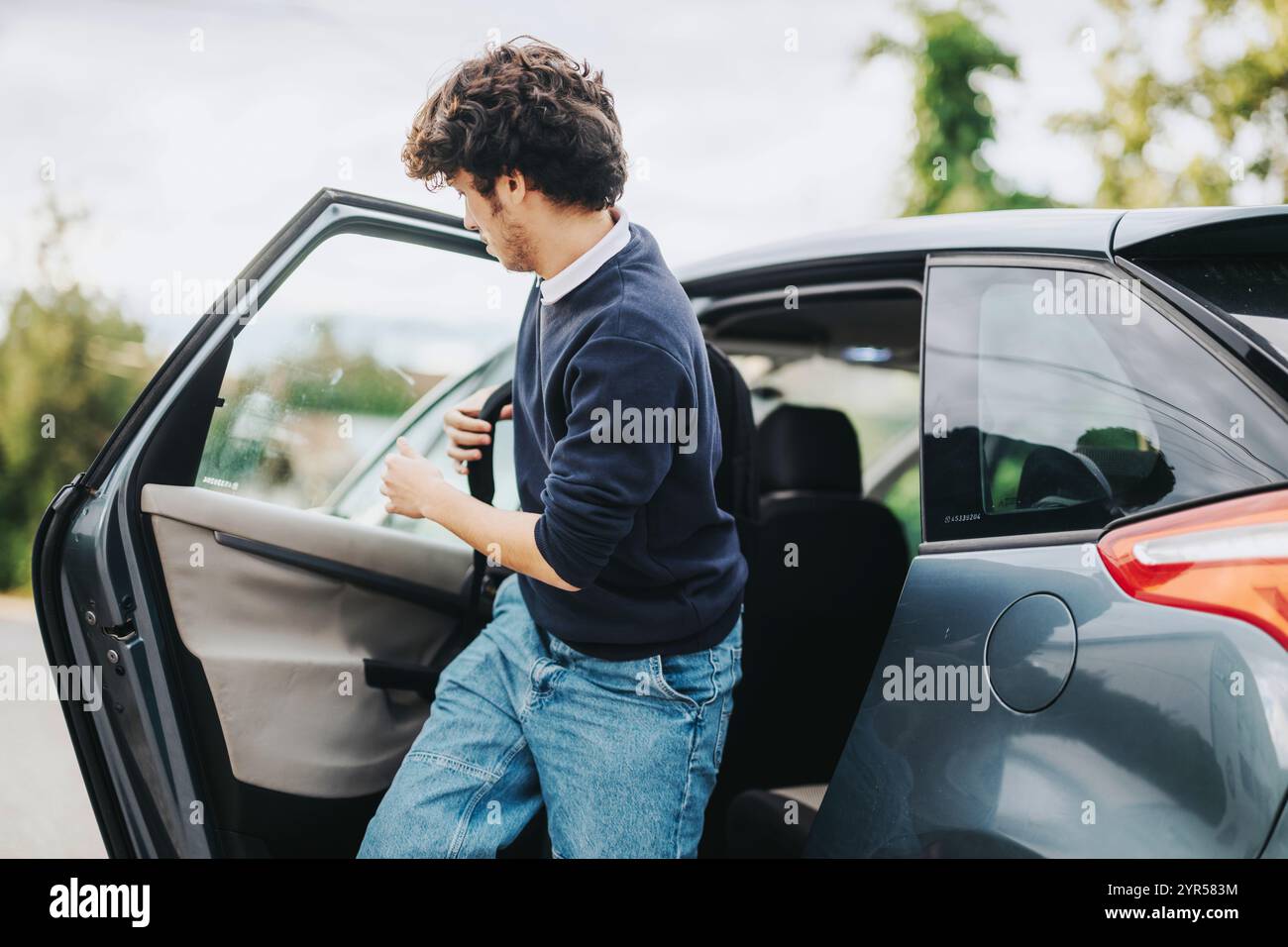 Parent drop off childcare hi-res stock photography and images - Alamy