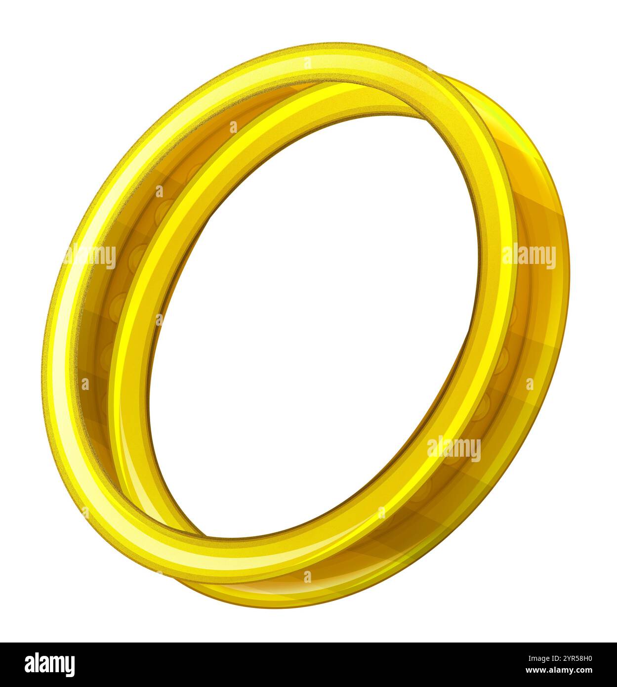 Cartoon element ring or bracelet isolated illustration for kids Stock ...