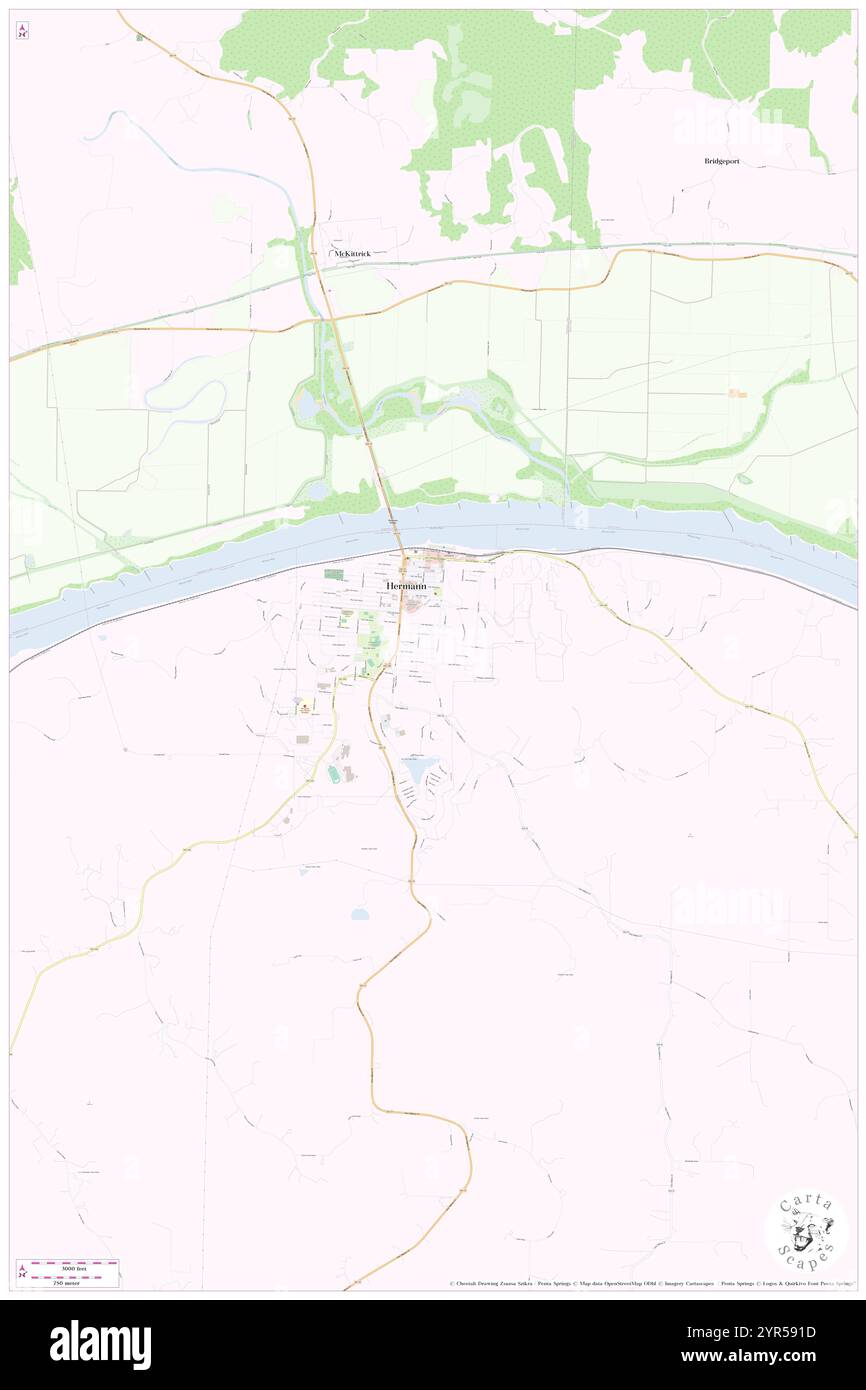 Hermann missouri map Cut Out Stock Images & Pictures - Alamy