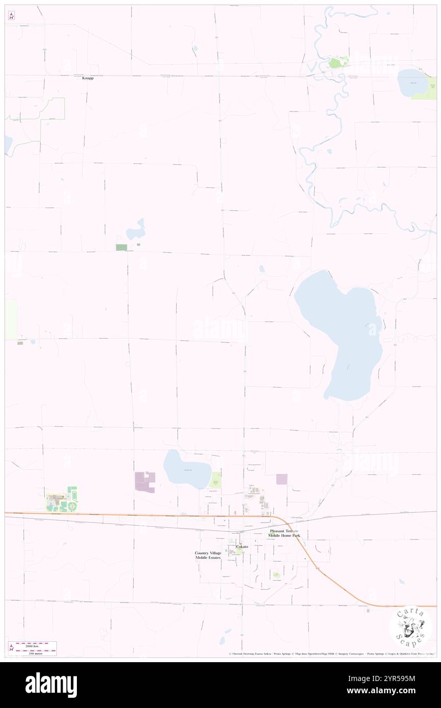 Map of cokato hi-res stock photography and images - Alamy
