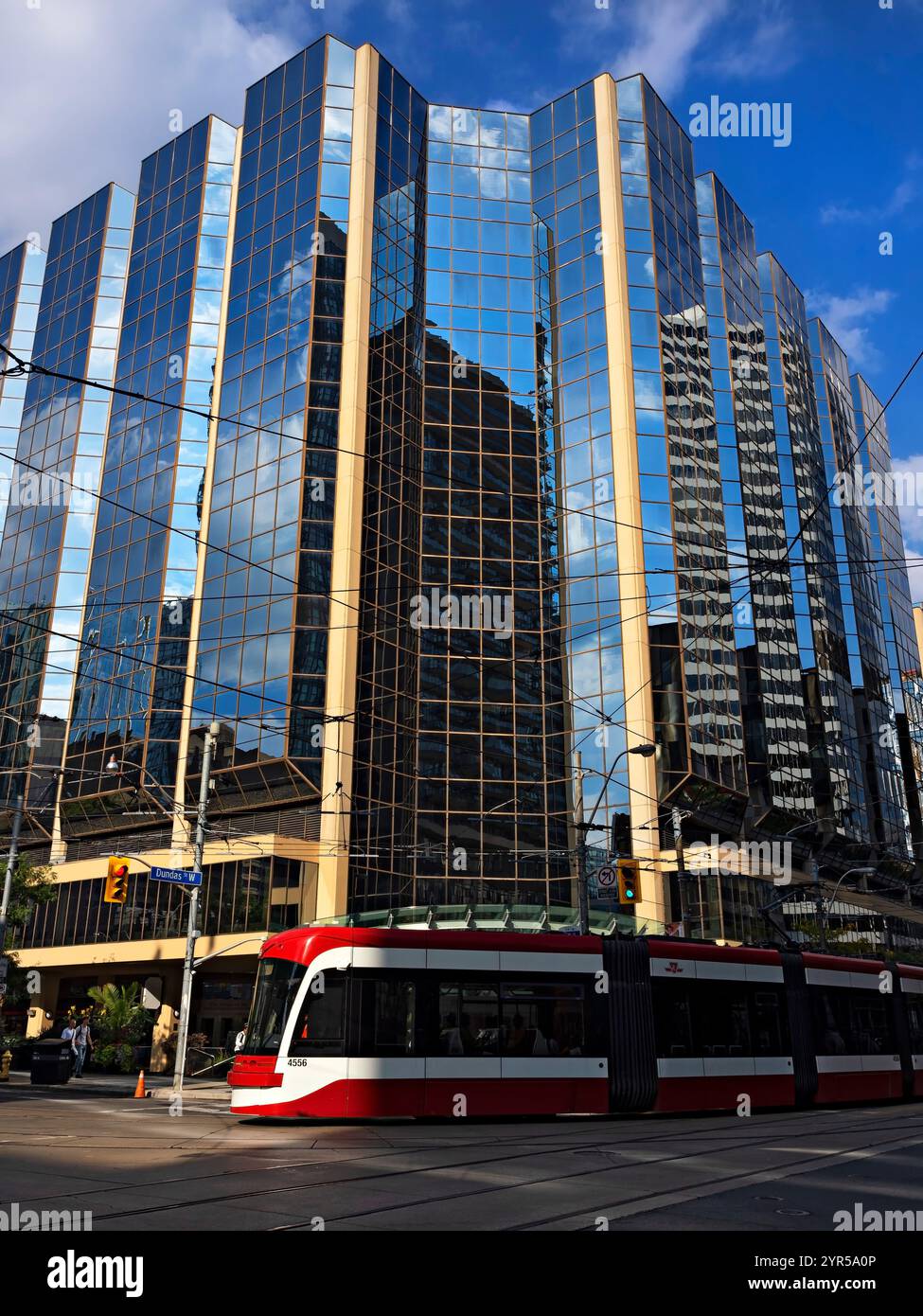 Toronto Canada / A Modern Toronto Transport Commission Streetcar on ...