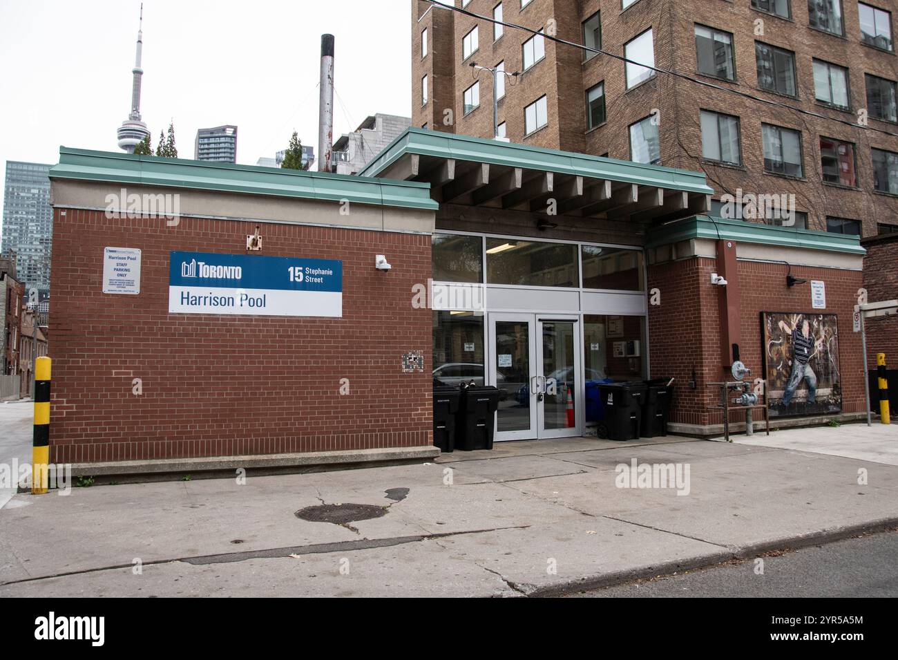 Harrison Pool on Stephanie Street in downtown Toronto, Ontario, Canada ...