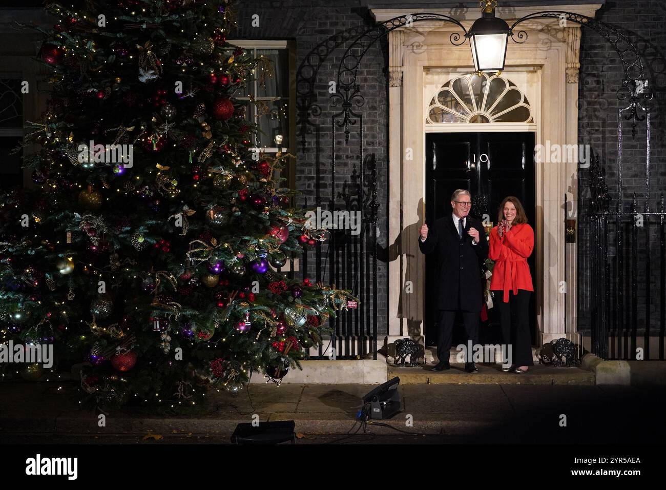 Prime Minister Sir Keir Starmer and his wife Lady Victoria Starmer ...