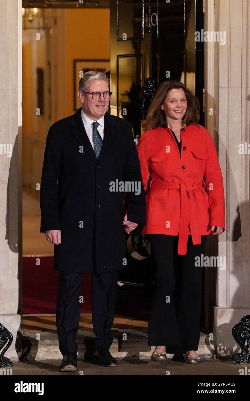 Prime Minister Sir Keir Starmer and his wife Lady Victoria Starmer ...