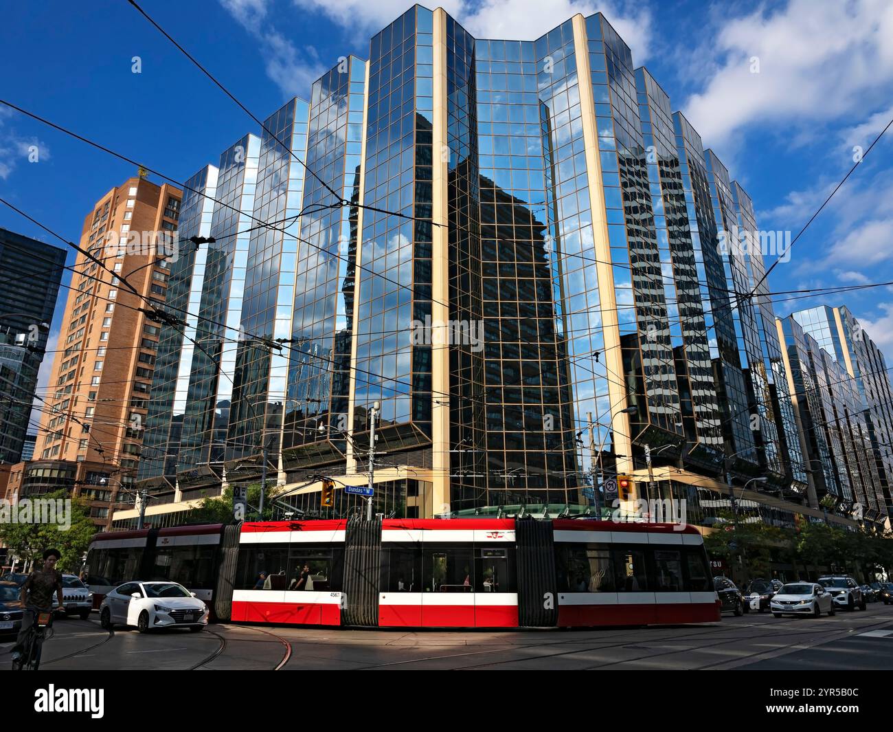 Toronto Canada / A Modern Toronto Transport Commission Streetcar on ...
