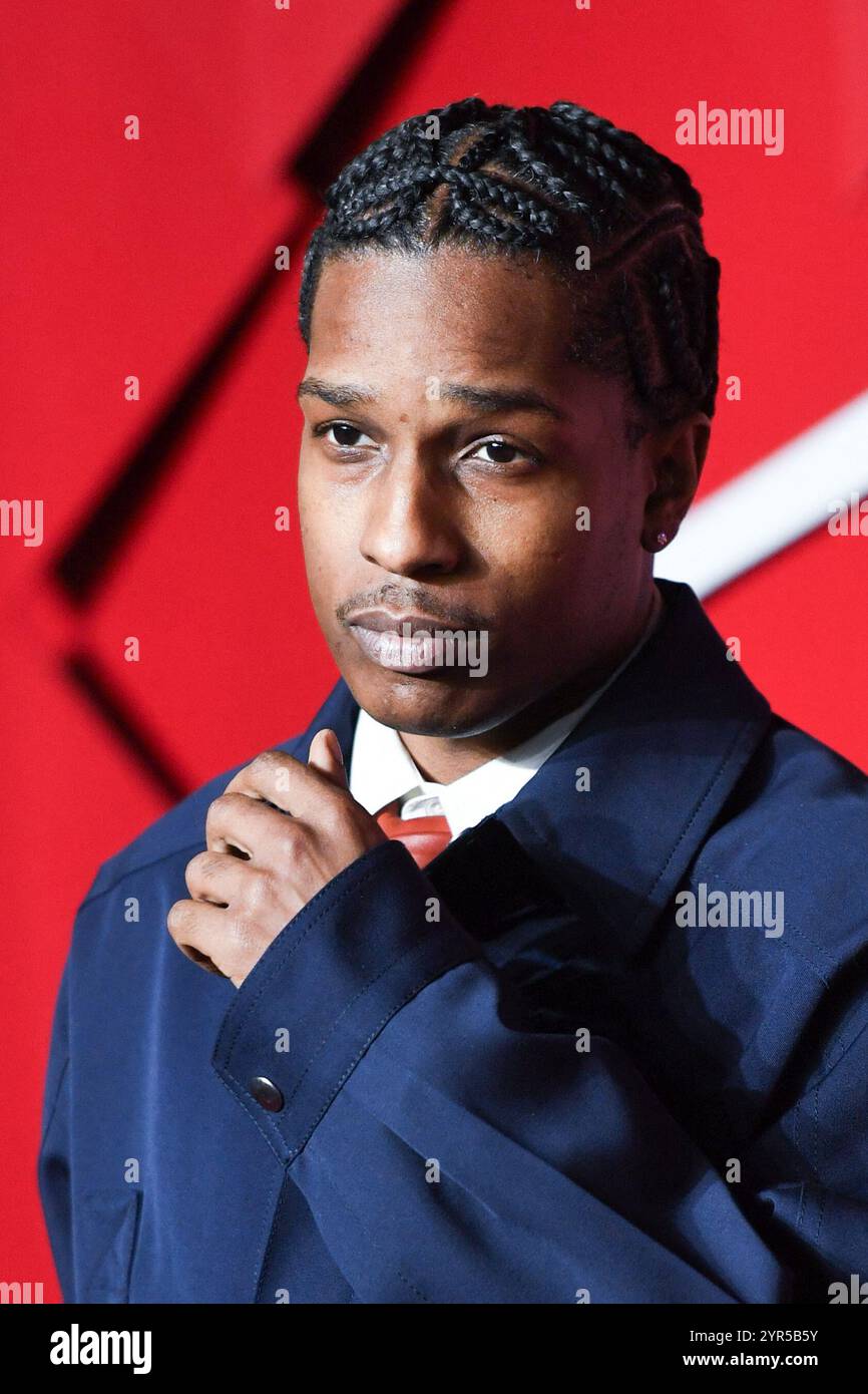 London, UK. 02nd Dec, 2024. ASAP Rocky attending The Fashion Awards ...