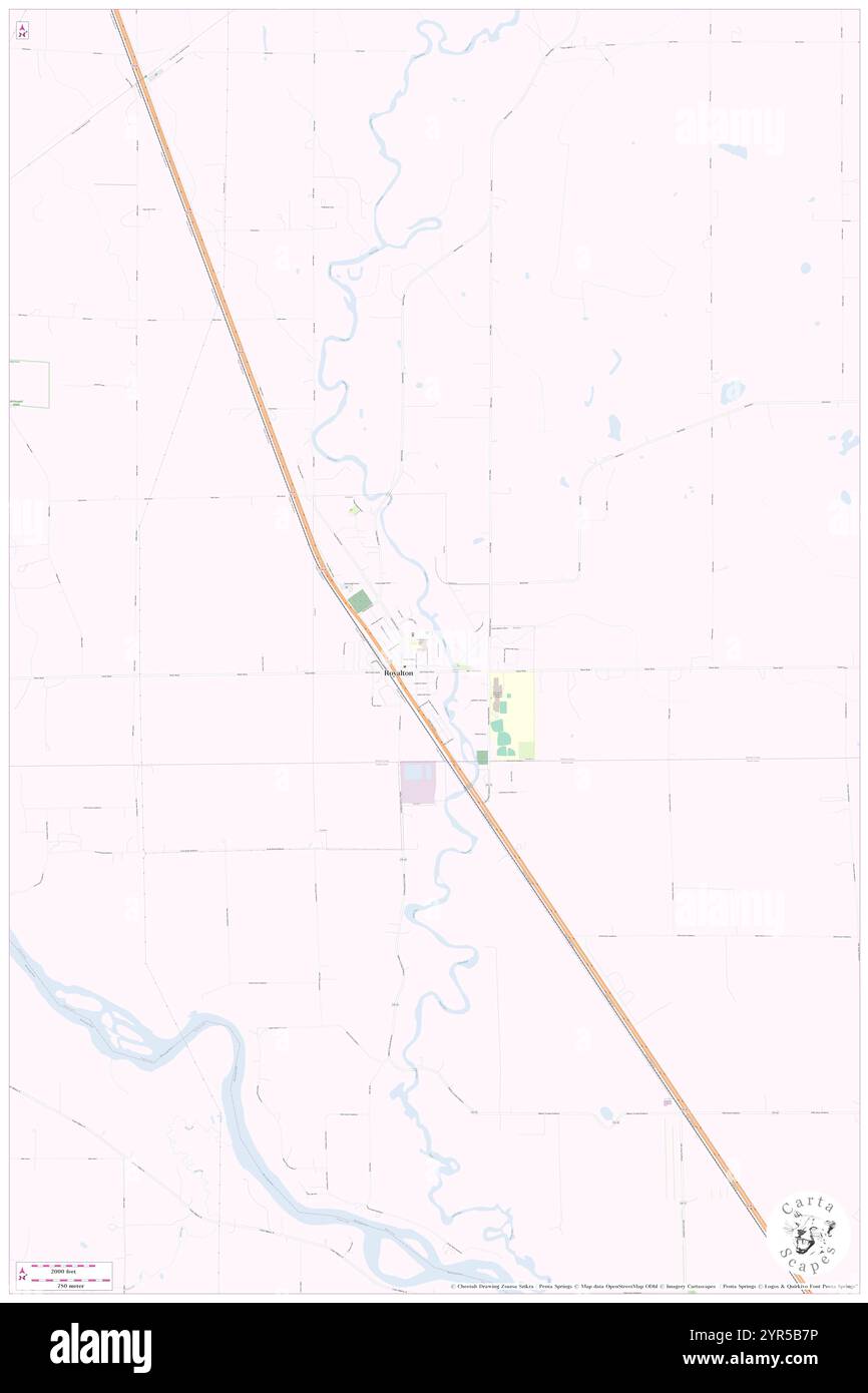 Map of royalton Cut Out Stock Images & Pictures - Alamy