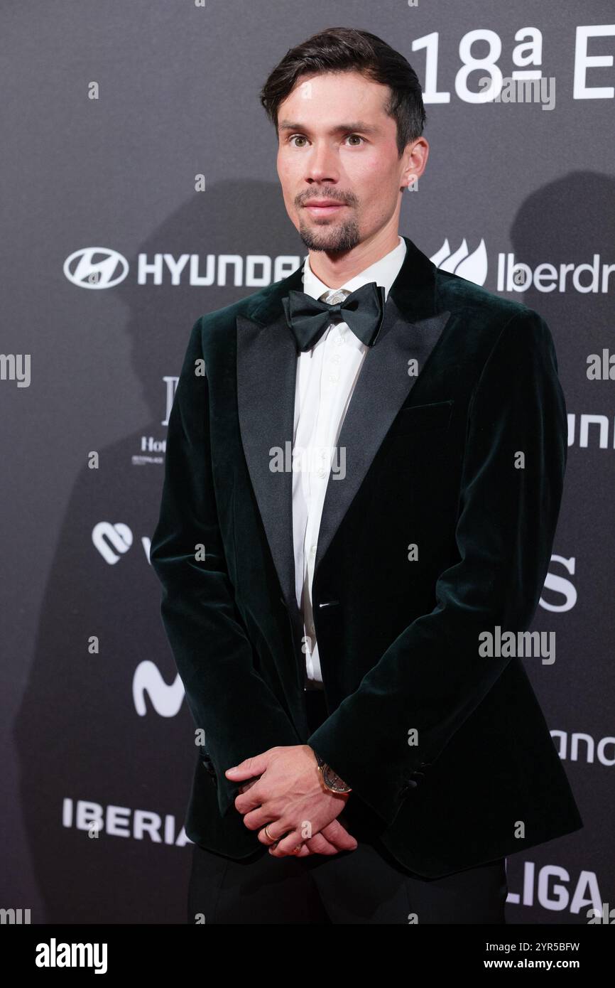 Primoz Roglic attend the AS del Deporte awards 2024 at the Neptuno ...