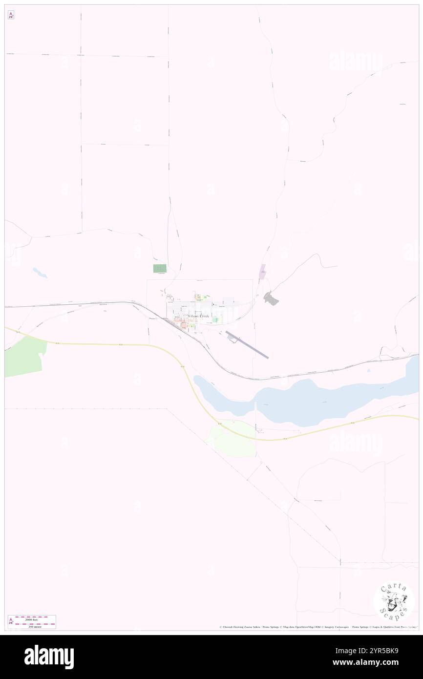 Wilson creek washington map Cut Out Stock Images & Pictures - Alamy