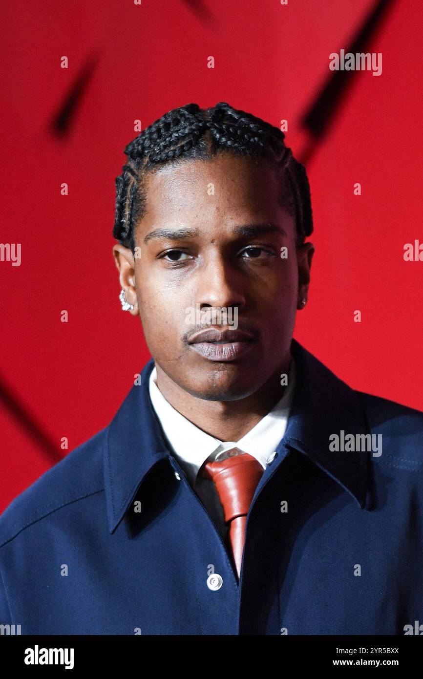 London, UK. 02nd Dec, 2024. ASAP Rocky attending The Fashion Awards ...