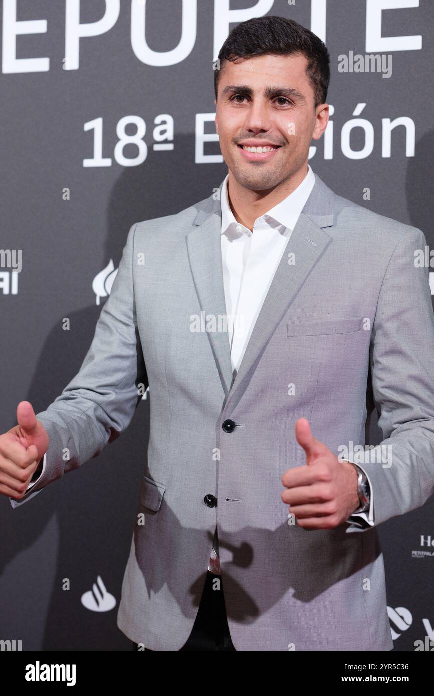 Rodri Hernandez attend the AS del Deporte awards 2024 at the Neptuno ...