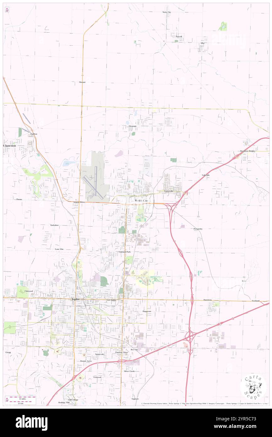 Webb city missouri map Cut Out Stock Images & Pictures - Alamy