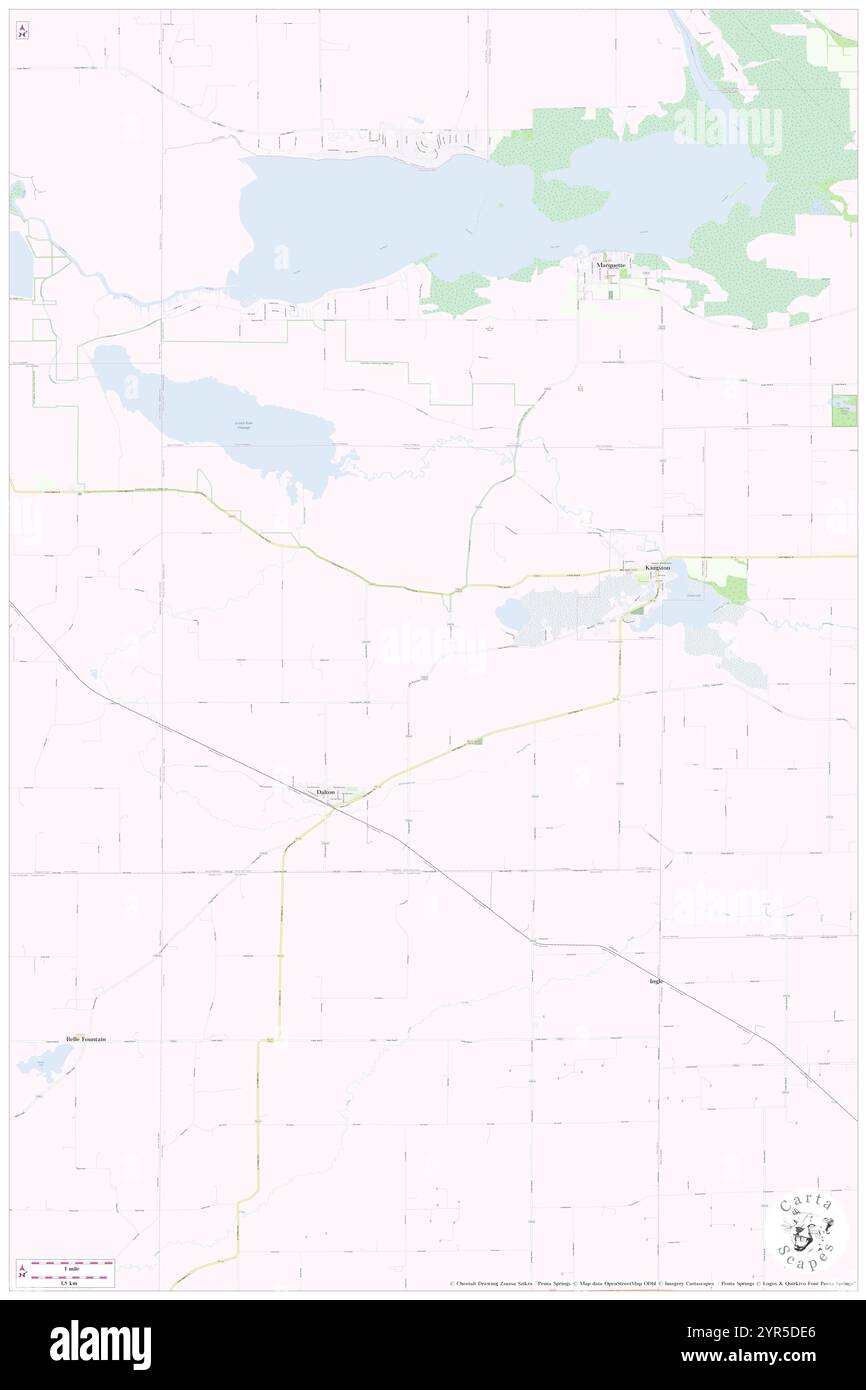 Kingston town map Cut Out Stock Images & Pictures - Alamy