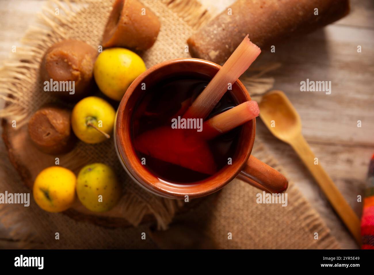 Ponche de Frutas. In Mexico, Christmas fruit punch is a hot fruit ...