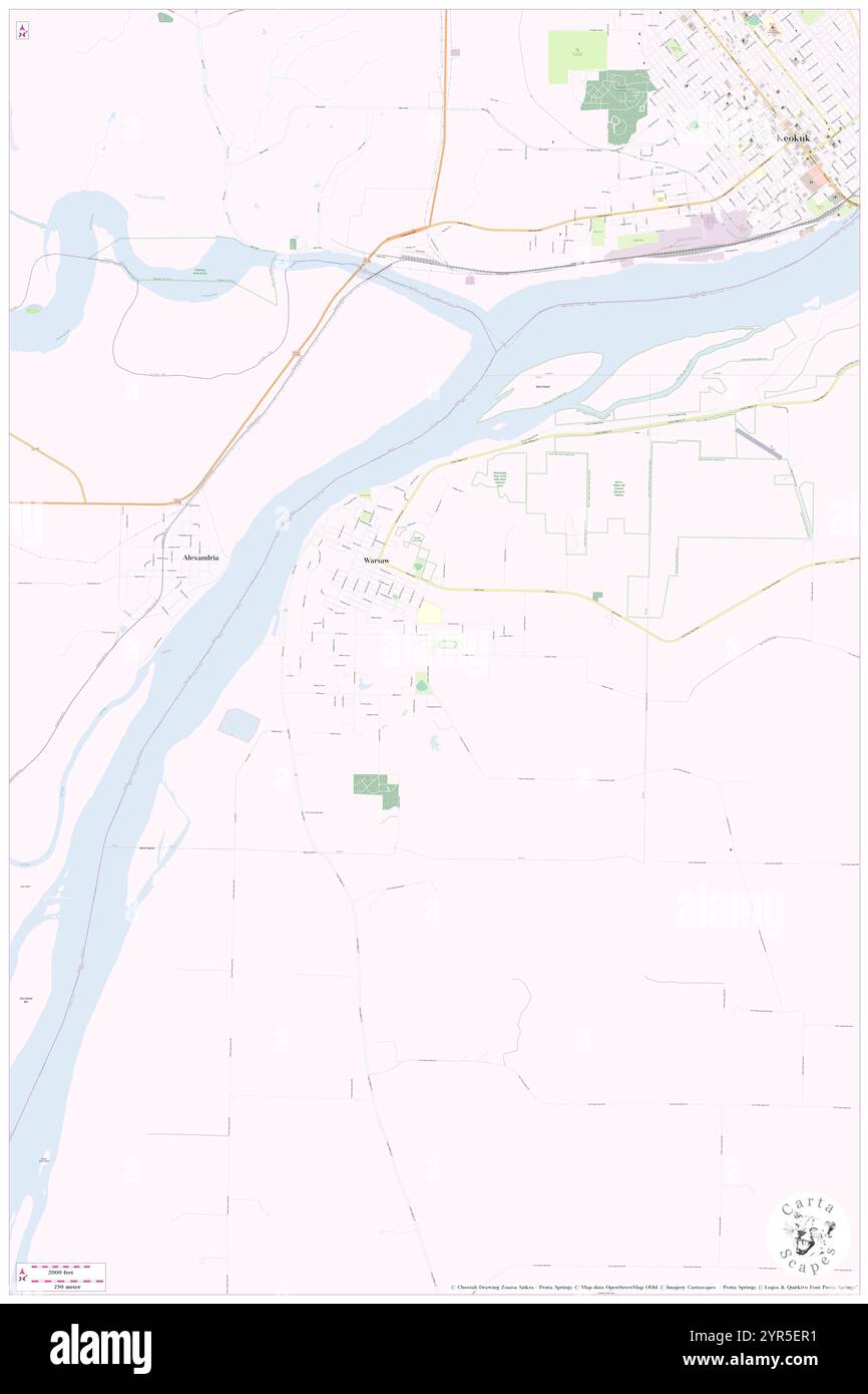 Warsaw wall map Cut Out Stock Images & Pictures - Alamy