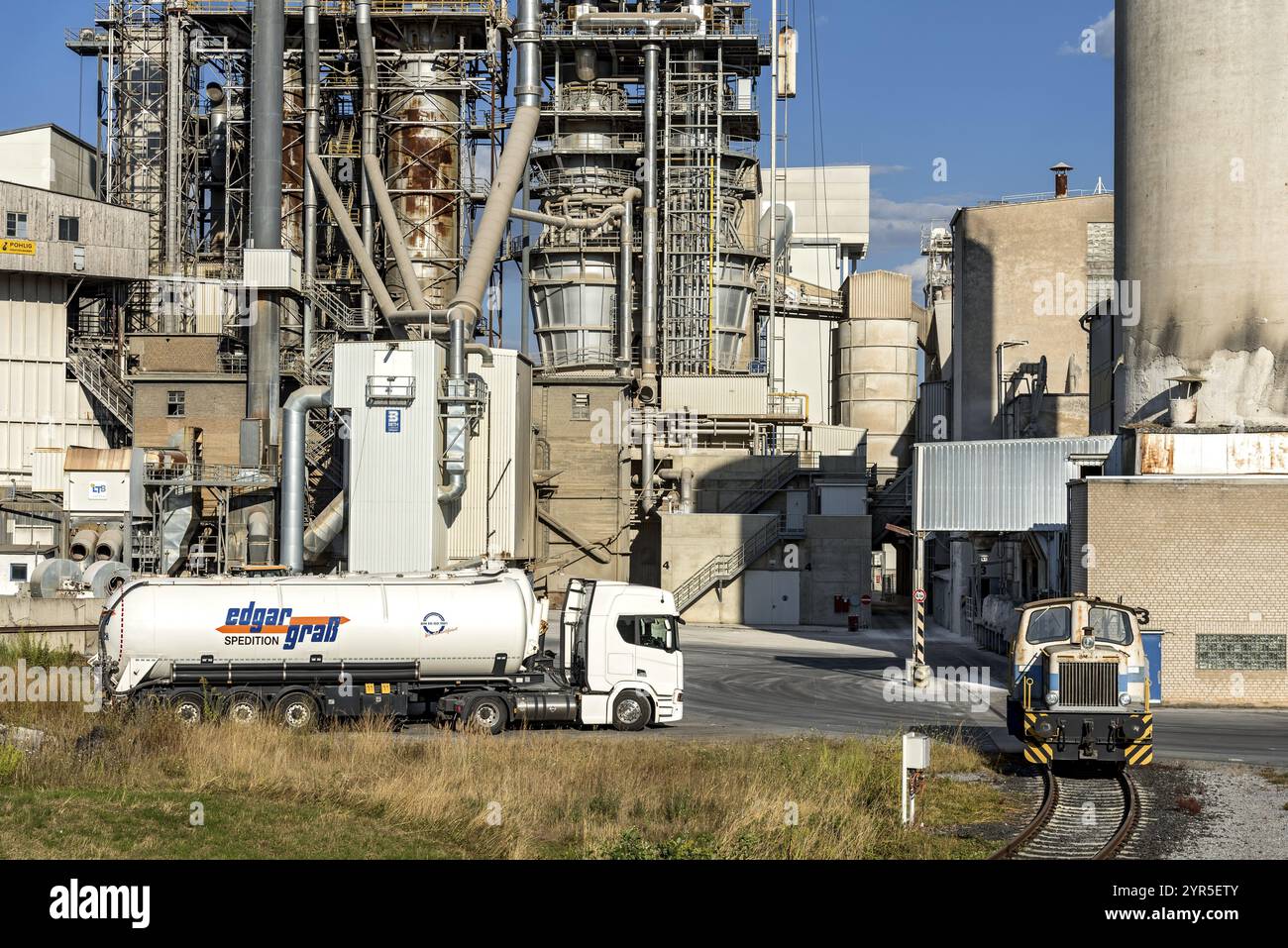 Kalkwerk Schaefer Kalk, plant for the production of lime, production ...