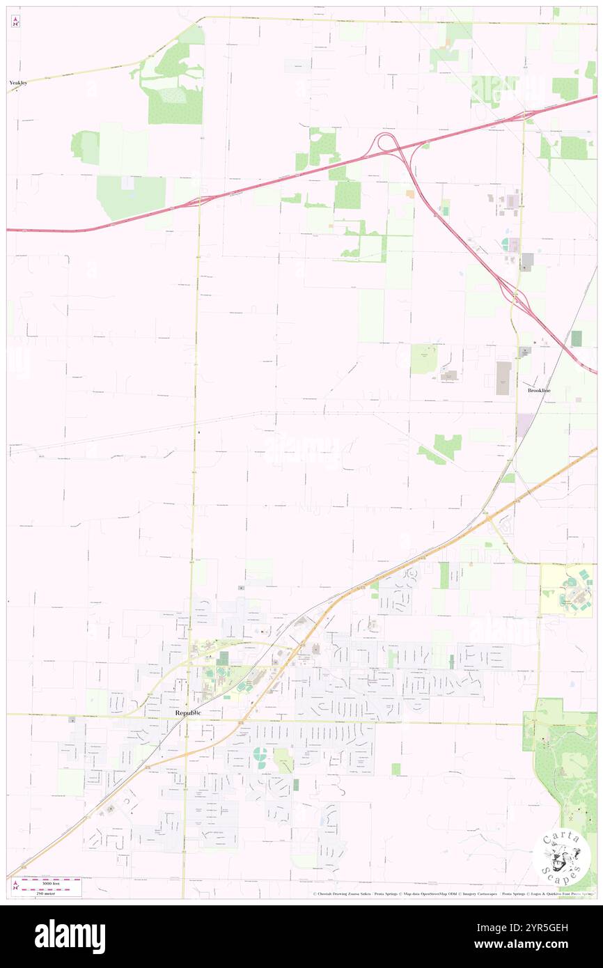 Republic missouri map Cut Out Stock Images & Pictures - Alamy