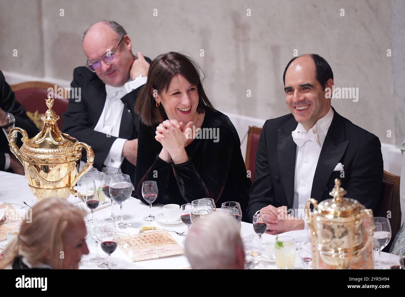 Chancellor of the Exchequer Rachel Reeves attending the annual Lord ...