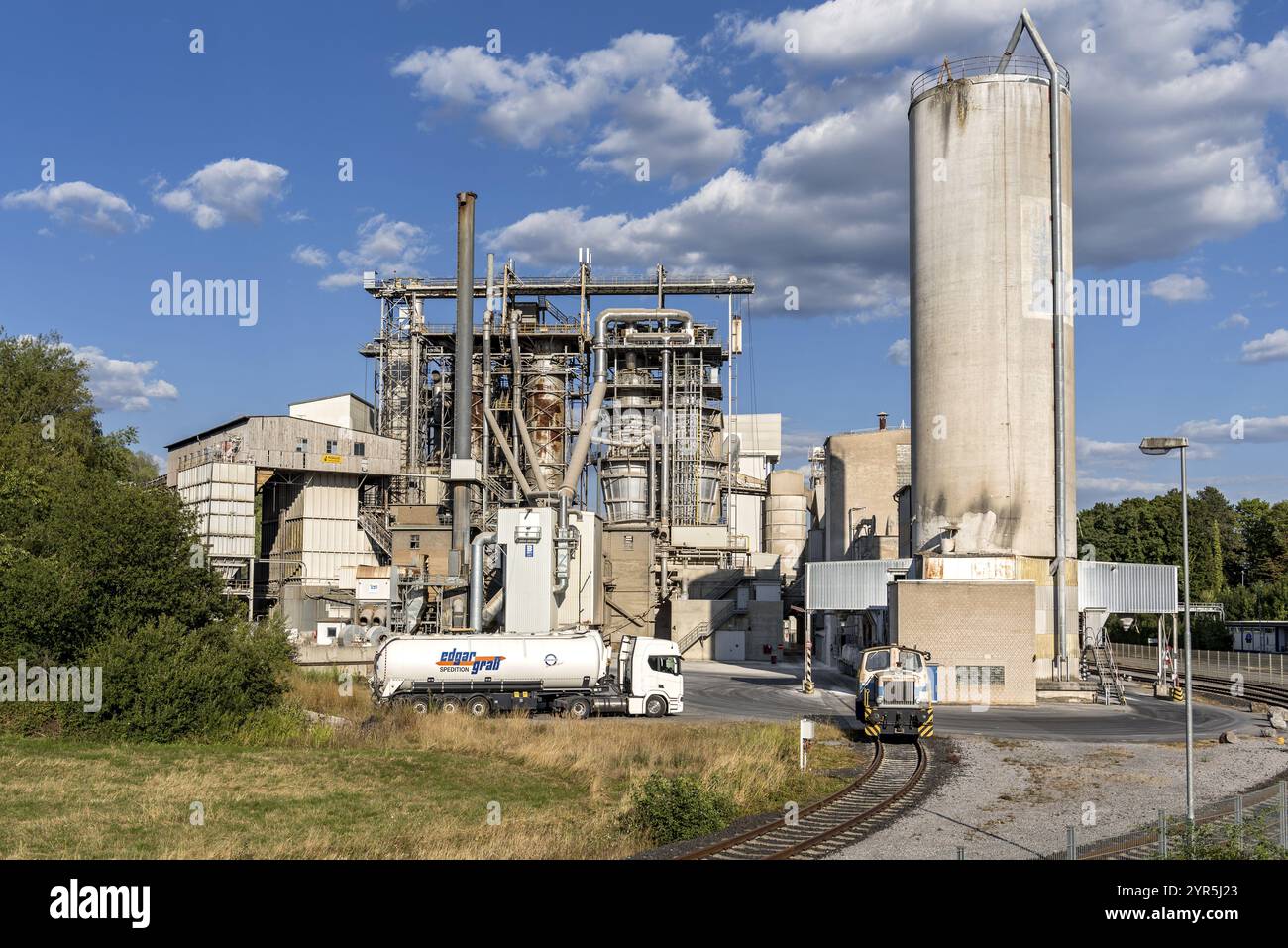 Kalkwerk Schaefer Kalk, plant for the production of lime, production ...