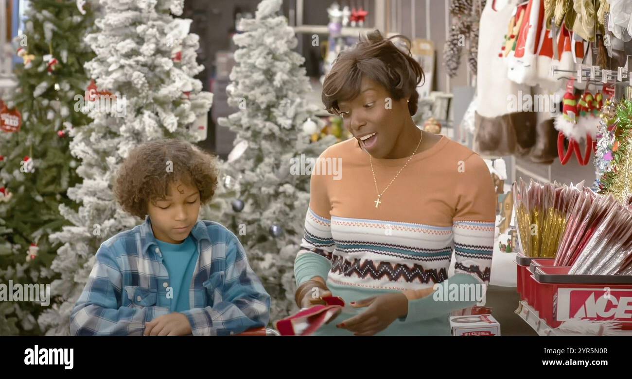 LETTERS AT CHRISTMAS, from left: Raejon Jones, Janeshia Adams-Ginyard ...