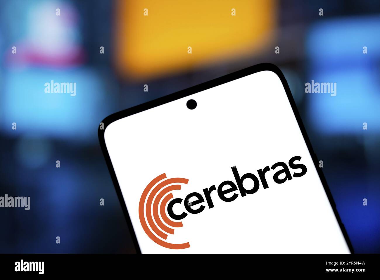 Cerebras logo is displayed on smartphone.Cerebras Systems Inc. is an ...