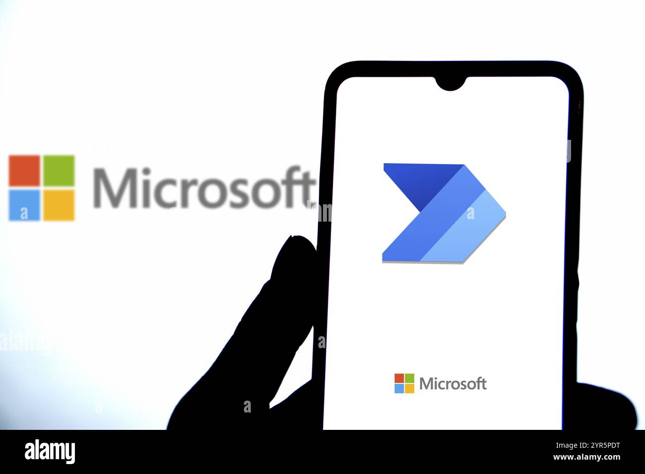 Microsoft Azure logo on smartphone Stock Photo - Alamy