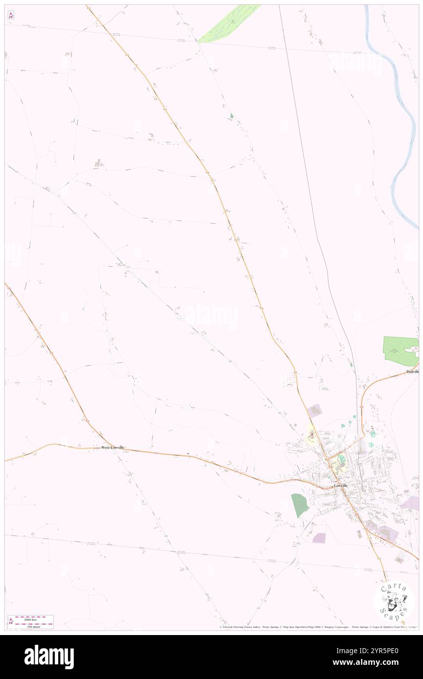 Map of lowville new york Cut Out Stock Images & Pictures - Alamy
